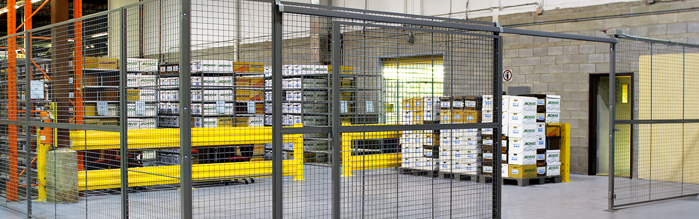 Partitions & Fencing for Warehouse Storage